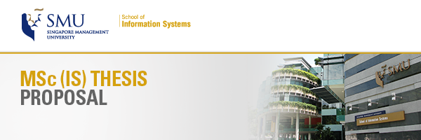 MSc IS Thesis Proposal by NGUYEN Tiep Trong | School of Computing and Information Systems